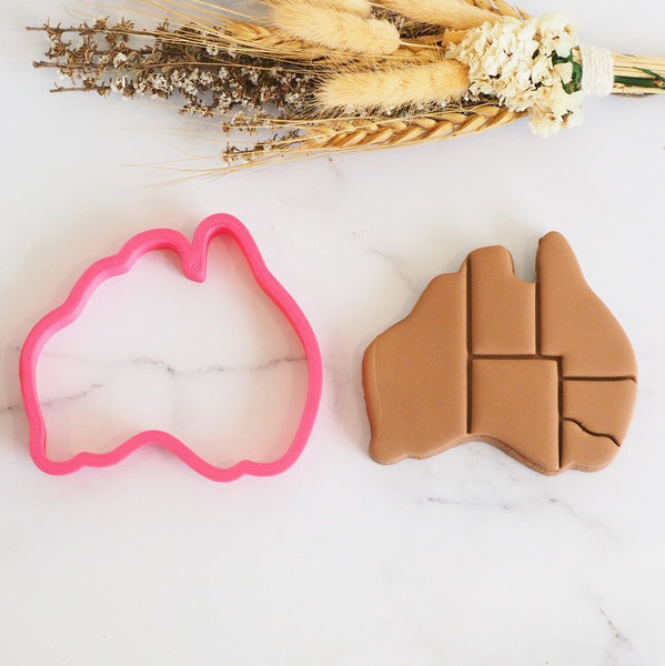 Australia 3D Printed Cookie Cutter with Recipe Card – Sweet Themes