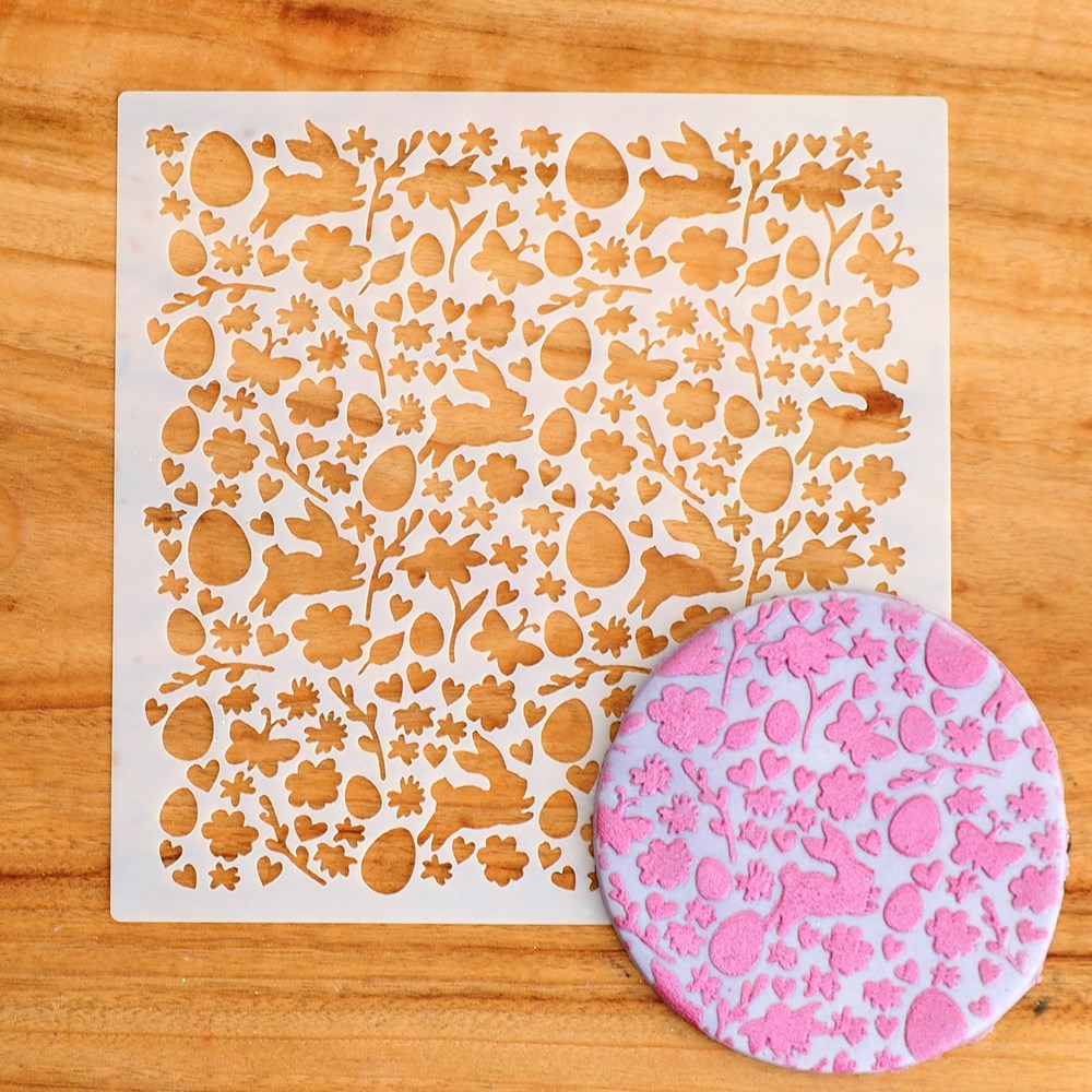 Easter Pattern Cookie Stencil – Sweet Themes