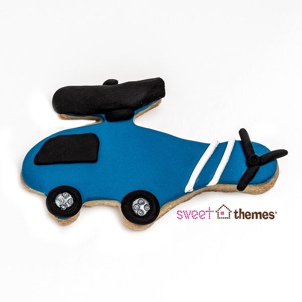 Helicopter Stainless Steel Cookie Cutter – Sweet Themes