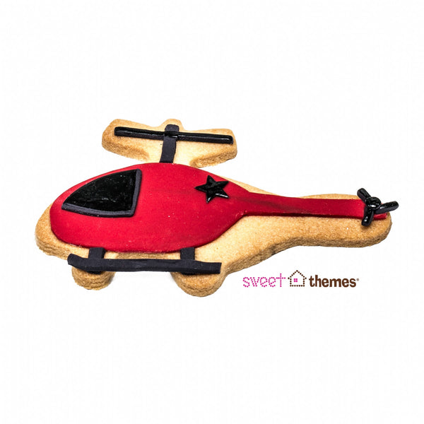 Helicopter Stainless Steel Cookie Cutter – Sweet Themes