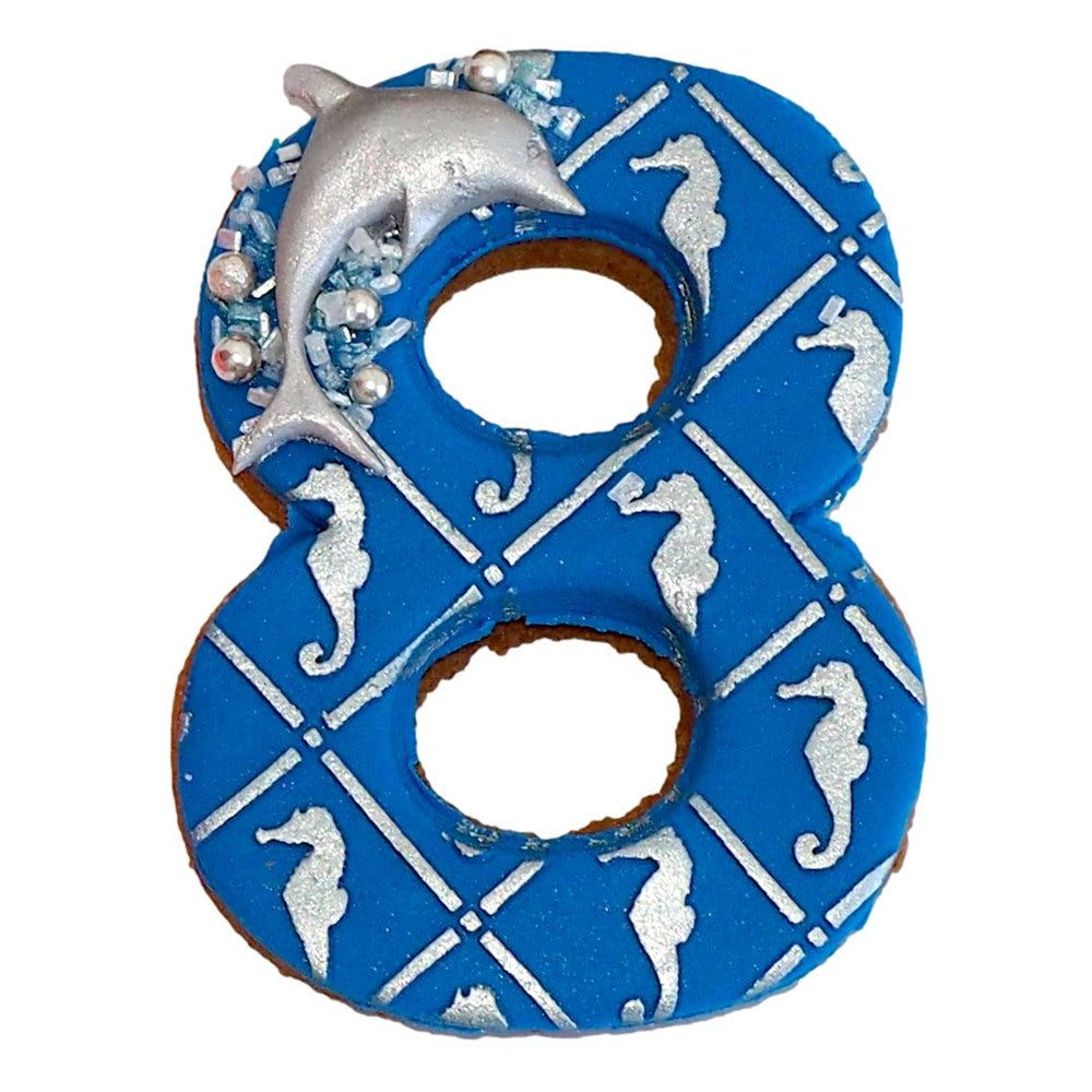 Number 8 (Eight) 3D Printed Cookie Cutter – Sweet Themes