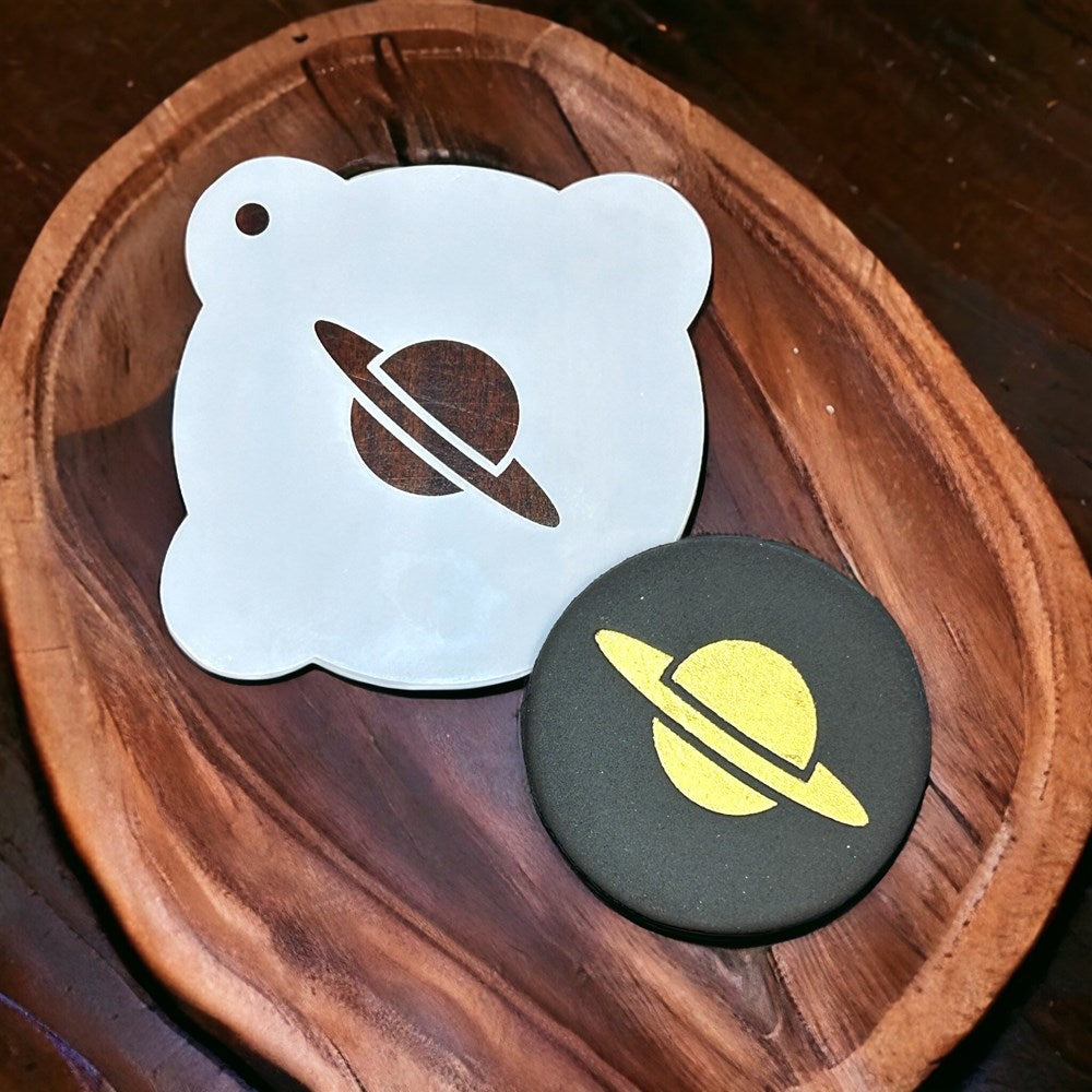 Outer Space Planet Cookie / Cupcake Stencil – Sweet Themes