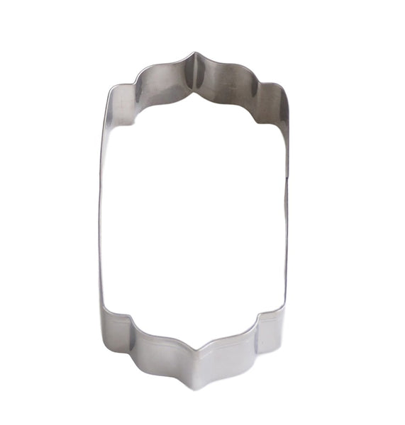 Plaque Long Rectangular Scroll Stainless Steel Cookie Cutter – Sweet Themes